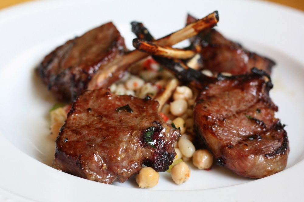 Grilled Honey Garlic Baby Lamb Chops | The Gourmand Mom