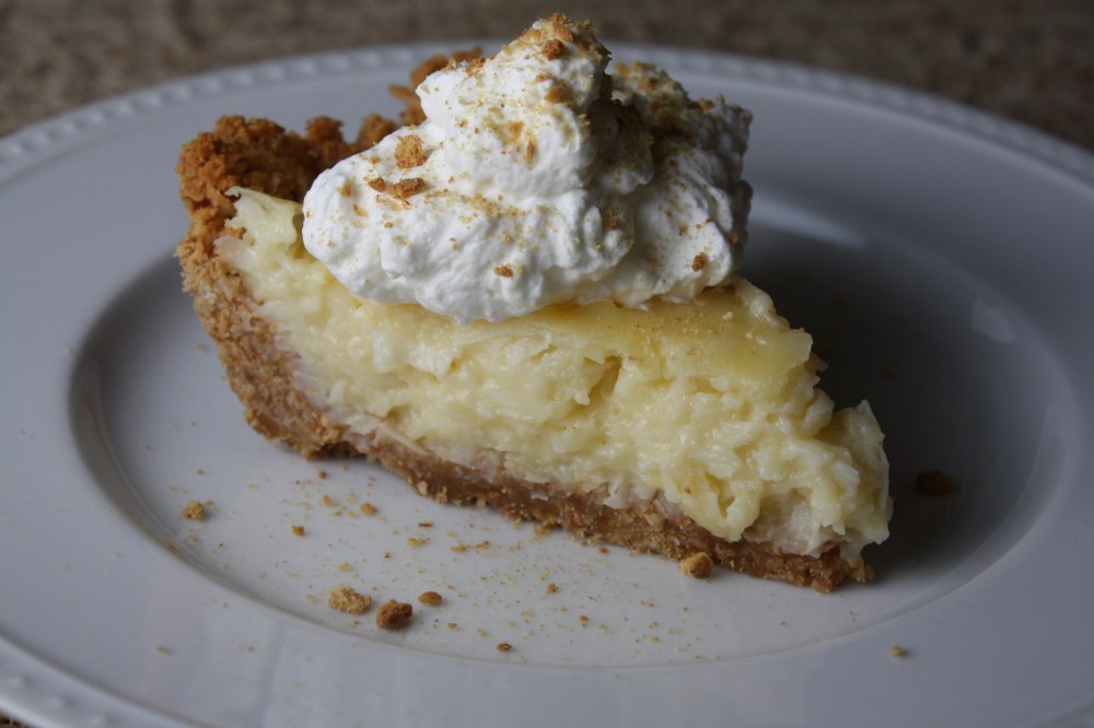 Coconut Custard Pie | The Gourmand Mom