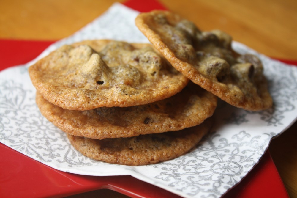 Flat and Chewy Chocolate Cherry Cookies | The Gourmand Mom